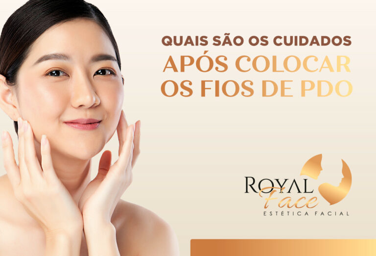 Cuidados após colocar os fios de PDO